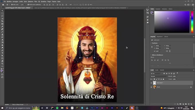 Do custom saint with photoshop by Justmary555 | Fiverr