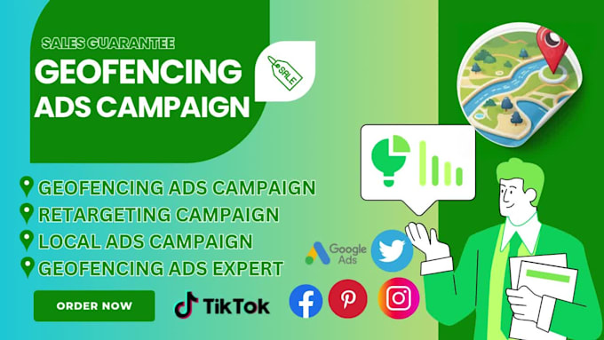 Setup converting geofencing ads campaign geotargeting ads retargeting ...