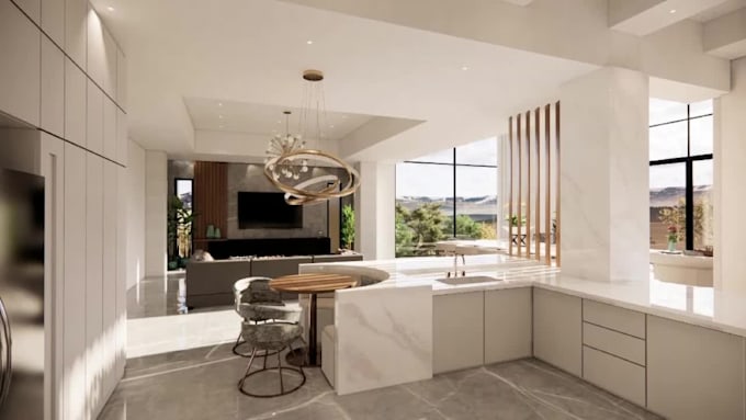 Architectural 3d models, 3d rendering in revit ,enscape by Mahsania | Fiverr