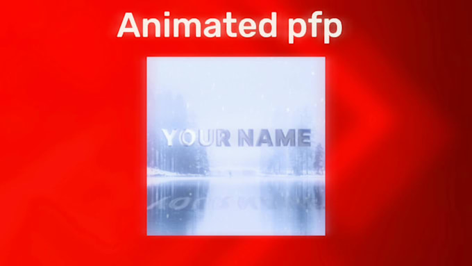 Make a animated pfp with your name for discord by Fyzhussain | Fiverr