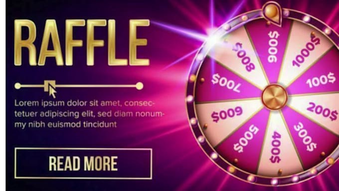 Design raffle website design and competition website on wix by ...