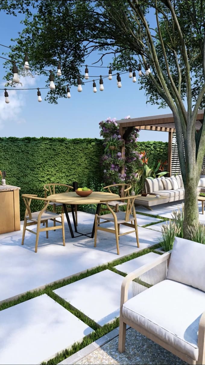 Do a yard design to elevate and upgrade your experience by Alhusseingk | Fiverr