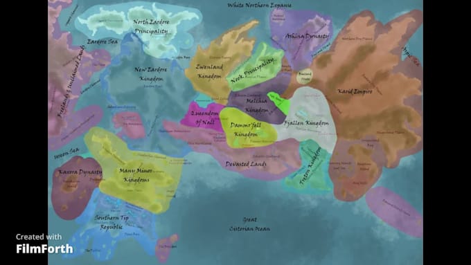 Create a regional map for your story or ttrpg setting by Josephthills ...