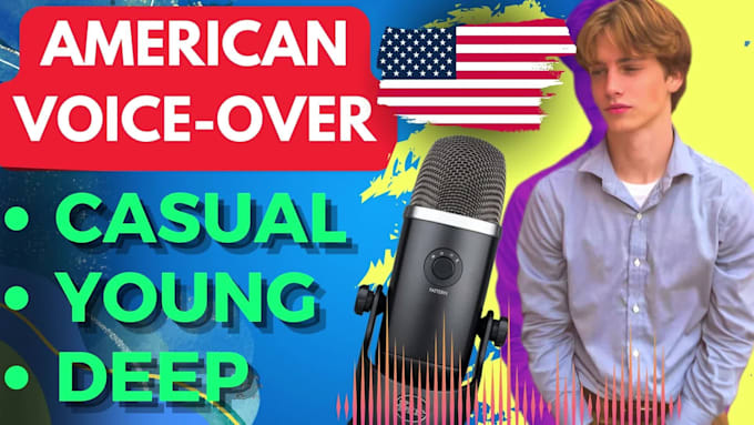 Record an american male voice over by Zacktech101 | Fiverr