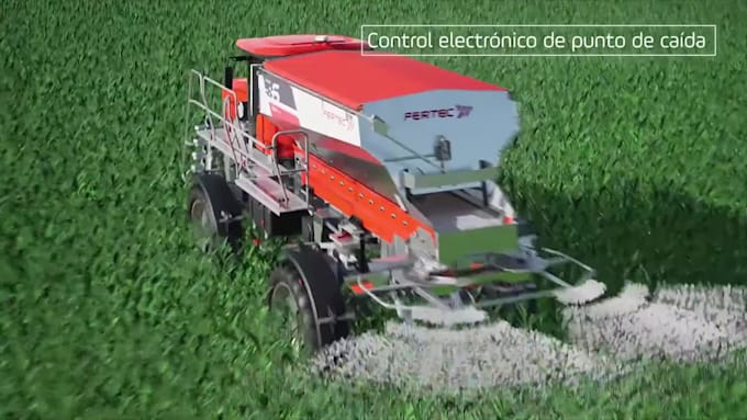 Do 3d industrial animation fertilizer agricultural machinery video 3d ...