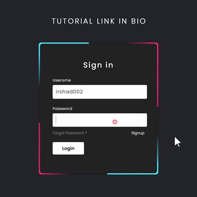 Develop animated login page for you by Alihaiderfiverr | Fiverr