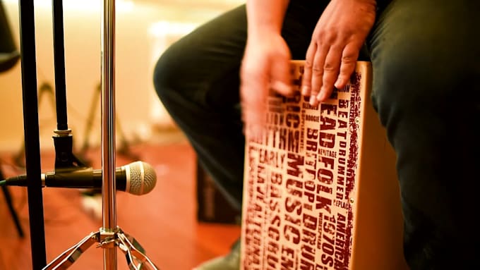 Record pro cajon track for your song by White_recording | Fiverr
