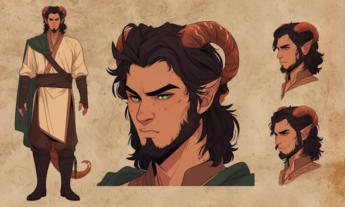 Draw custom dnd dungeon and dragons character by Guppynaru | Fiverr