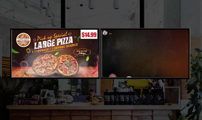 Design professional digital menu board and tv screen by Rog_marketing ...