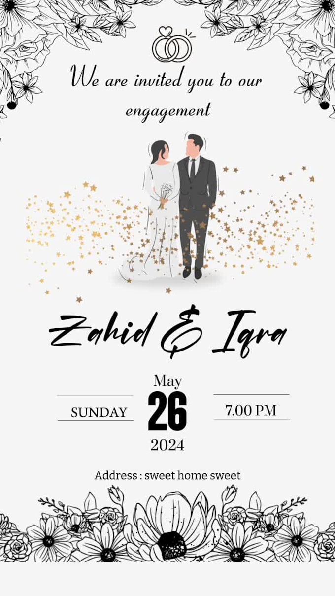 Create every invitation card for you by Hafizaaqsa14 | Fiverr