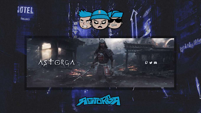 Send you an editable psd file with 12 complete fortnite headers by ...