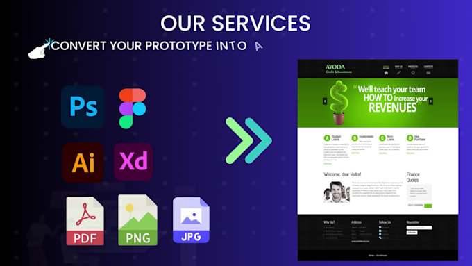 Convert psd to html figma to html or any responsive bootstrap website ...