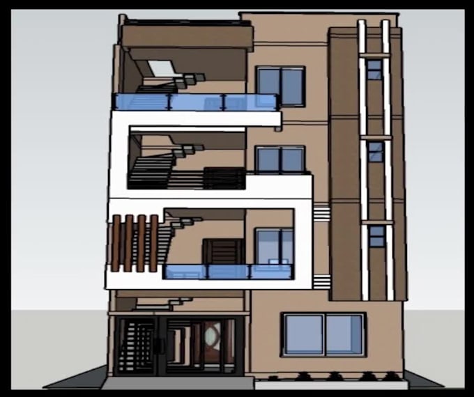 Redraw Floor Plan Convert Your Hand Sketch Into Autocad By Ahmedraza147