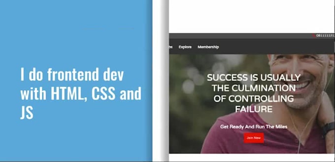Create a modern and responsive website with html, css and javascript by ...