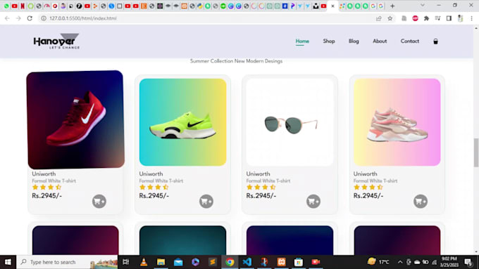 Make a responsive and attractive ecommerce website for you by ...