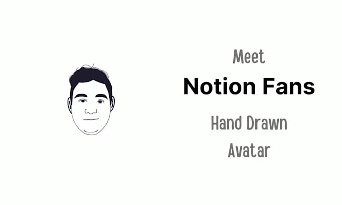 Draw a custom notion style avatar for you by Gavinchan01 | Fiverr