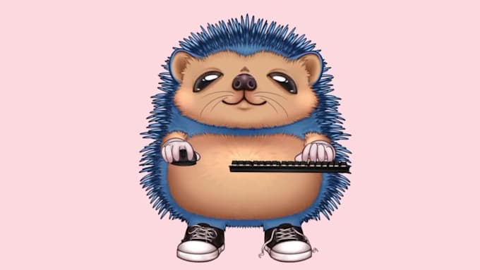 Draw a 2d animal vtuber model, animal vtuber model, live2d animal ...