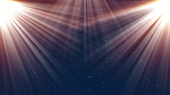 Do 3d abstract animation light beam seamless loop glow effects music ...