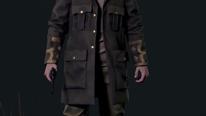 Create realistic 3d character with full body rig, hair and clothe for ...