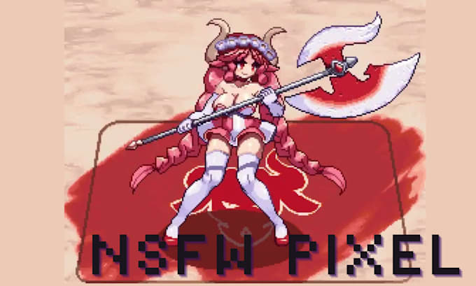 Nsfw pixel animation 2d game character nsfw sprite sheet for video game art by Mmanuel_art | Fiverr