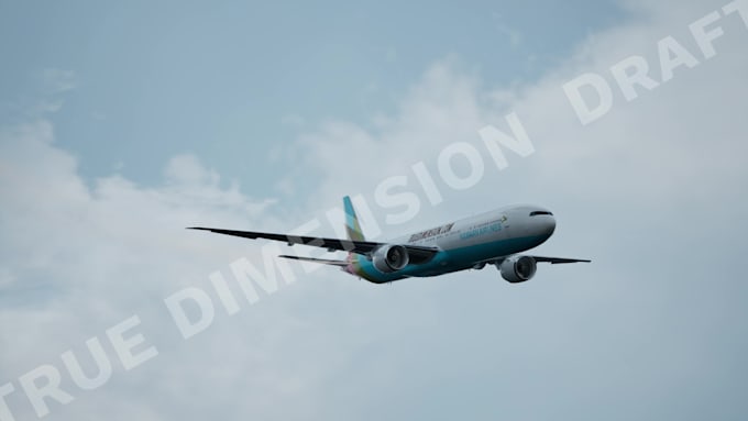 Create best animation aircraft designs livery by Truedimensionz | Fiverr