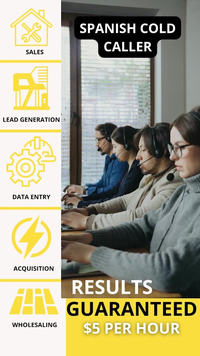 Be your expert cold caller in spanish by Valentinam0907 | Fiverr