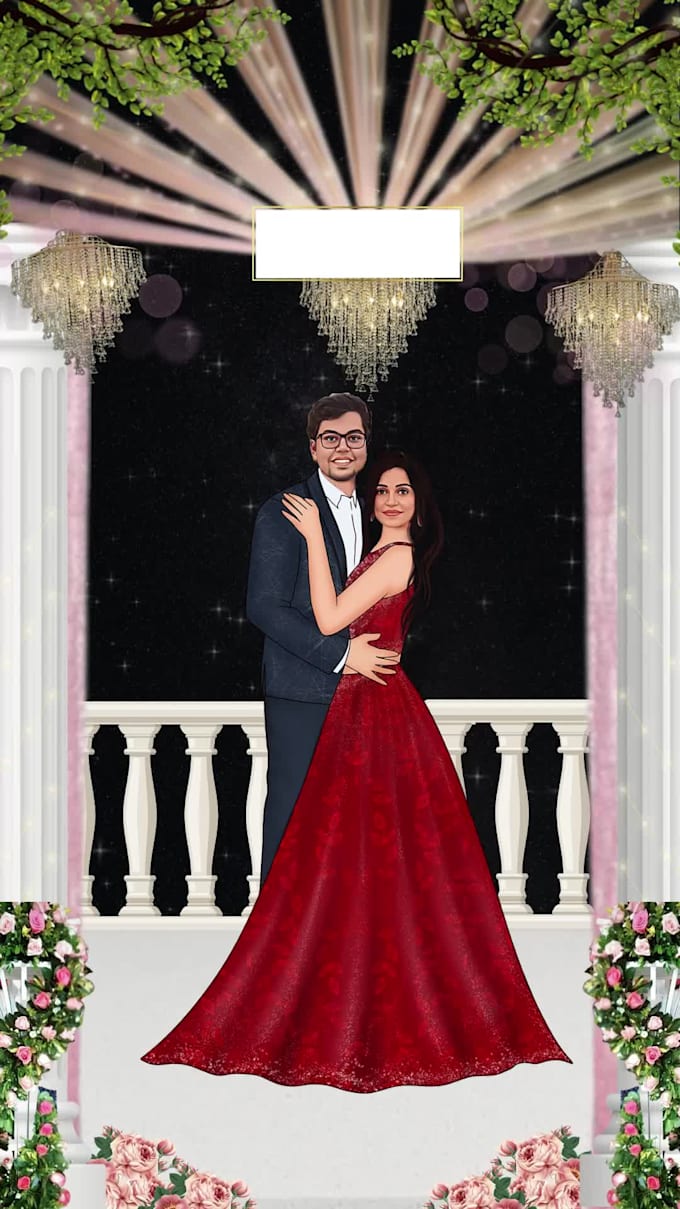 Create an animated invitation card for your wedding engagement birthday ...