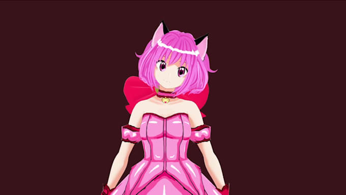 Create a custom vroid model by Goldenmira | Fiverr