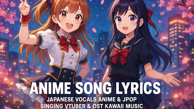 Sing professional anime, jpop, vtuber, idol style vocals in japanese or ...