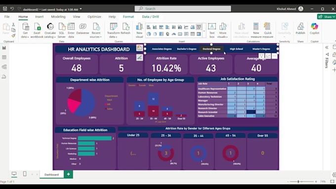 Create interactive dashboards in power bi and excel by Kholoudahmed ...