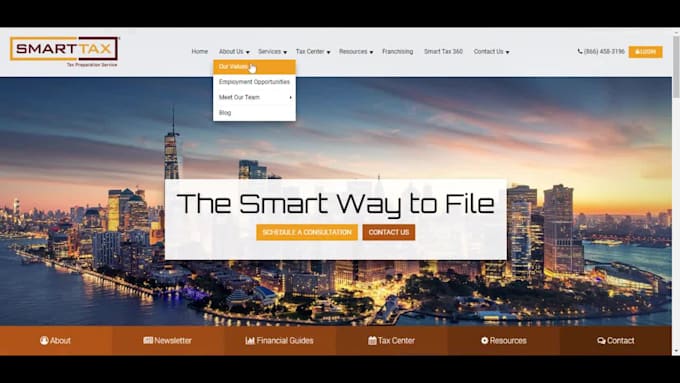 Design an eye catching income tax website finance website by Greenwebb ...