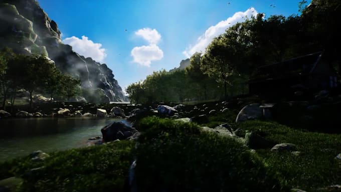 Design 3d game environments game art metaverse in blender ue by Fahskuty | Fiverr