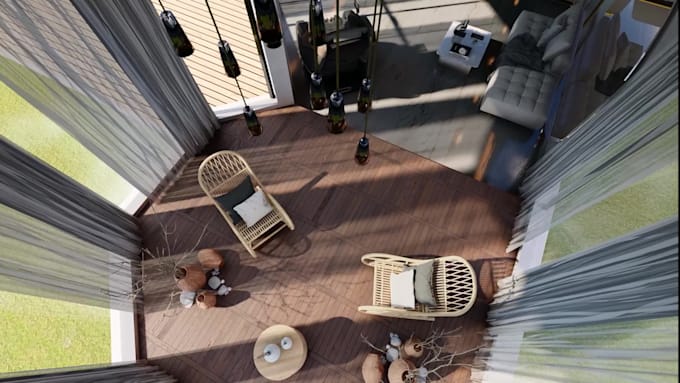 Create interior design, photorealistic 3d visualization by Adnanqayyum5 | Fiverr