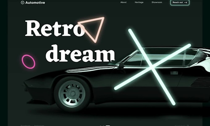 Do 3d Animated Website Gsap Parallax Scrolling Animation R3f 3d Spline Animation By Leonpero64