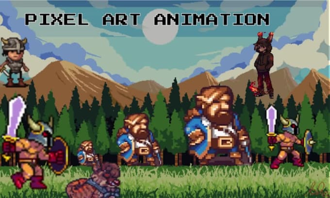 Do pixel art animation character tileset sprite sheet rpg video game ...