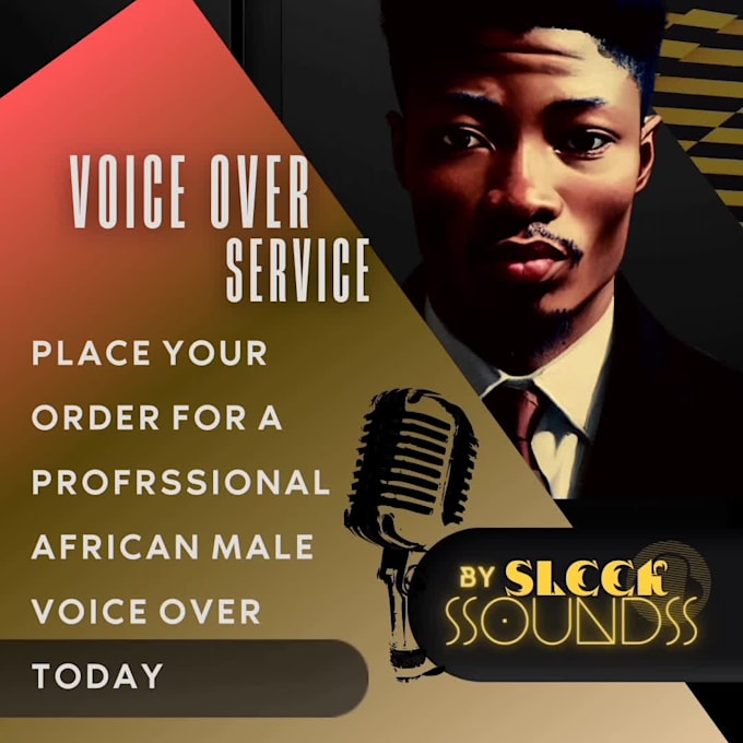 Be your african nigerian male voice over actor by Sleeksound | Fiverr