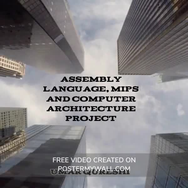 Do assembly language, mips and computer architecture project by Umarqureshi_ | Fiverr