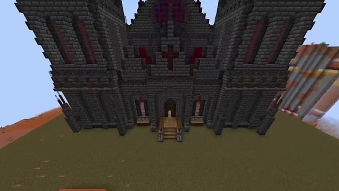 Sell a minecraft schematic of a massive catedral by Redkap17 | Fiverr
