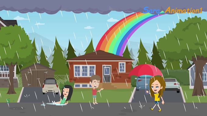 Make 2d animation for kids, nursery rhymes, learning videos and story ...