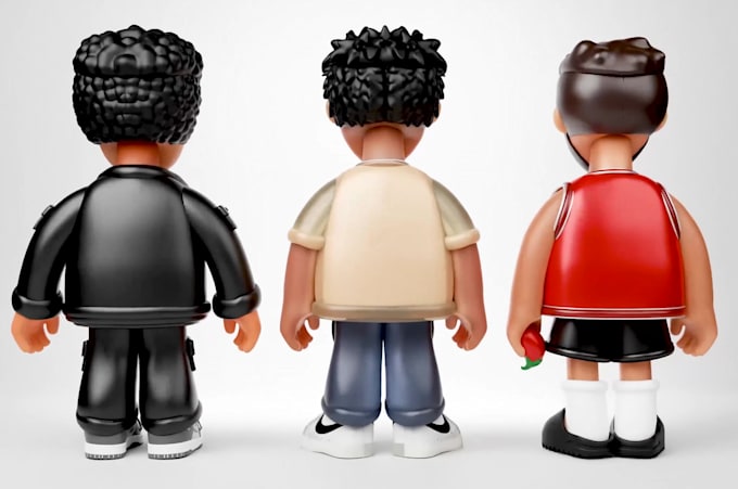 Create custom 3d avatar characters and nft designs by Ahmed_vision1 ...