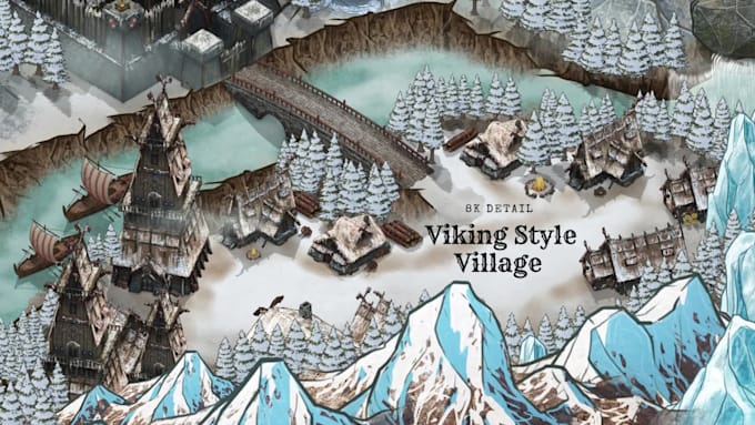 Create a random mystery fantasy map in 4k to give to you by ...