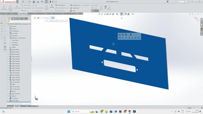 Design sheet metal product 2d drawing for cnc laser cutting by ...