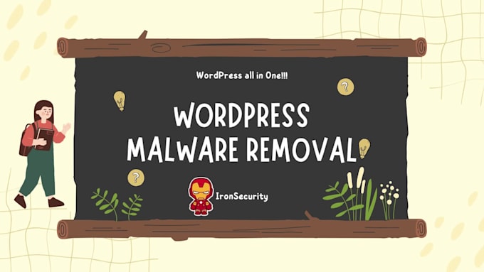 Eliminate viruses and malware from wordpress using wordpress security by Ironsecurity | Fiverr