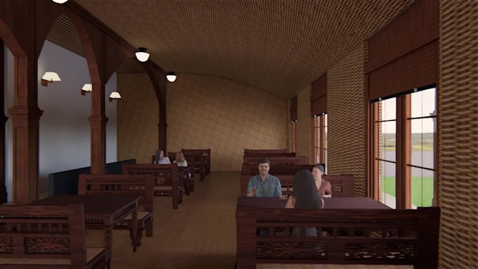 Provide quick 3d renders for interior spatial designs by Ndesigncanvas ...