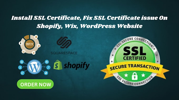 Fix and troubleshoot your shopify ssl certificate by Herit_gloss | Fiverr