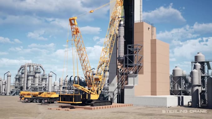 Do 3d industrial animation oil and gas manufacturing heavy equipment ...