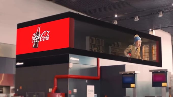 Billboard animation 3d billboard anamorphic animation 3d cgi animation ...