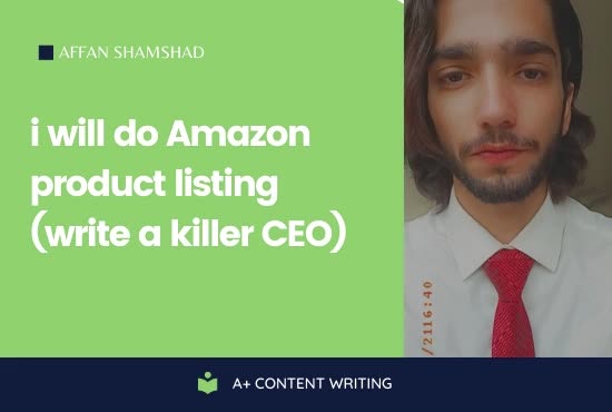 Write seo optimized amazon product listing by Affanshamshad | Fiverr Write seo optimized amazon product listing by Affanshamshad | Fiverr