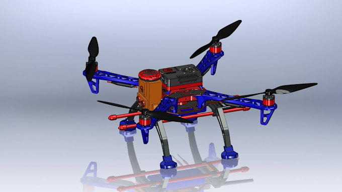 Solidworks design and uav 3d product design for manufacturing by ...