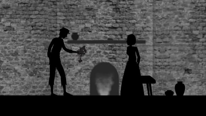 Create silhouette 2d animation chroma keying rotoscope shadow lyric ...